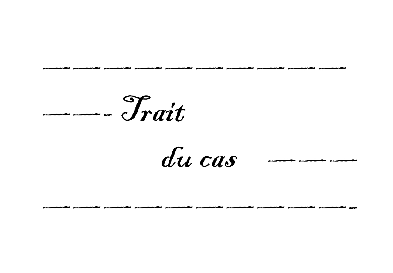 Trait du cas - Ecole Psychanalytique de Sainte-Anne
